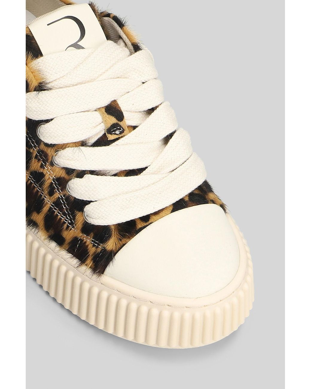 Rhun Leopard Sneakers In Animalier Pony Skin | Lyst