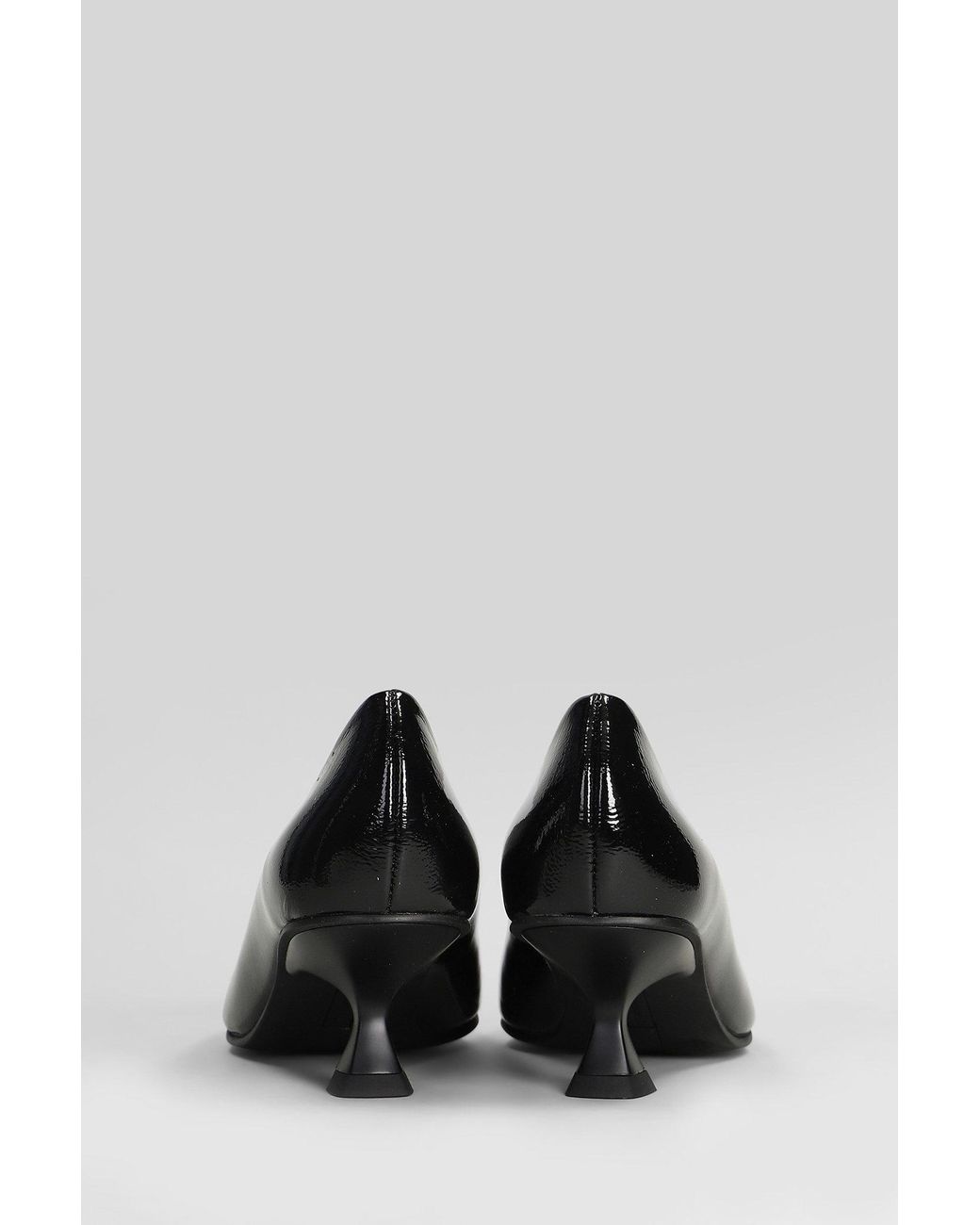 Pedro Miralles Pumps In Black Leather in Gray | Lyst
