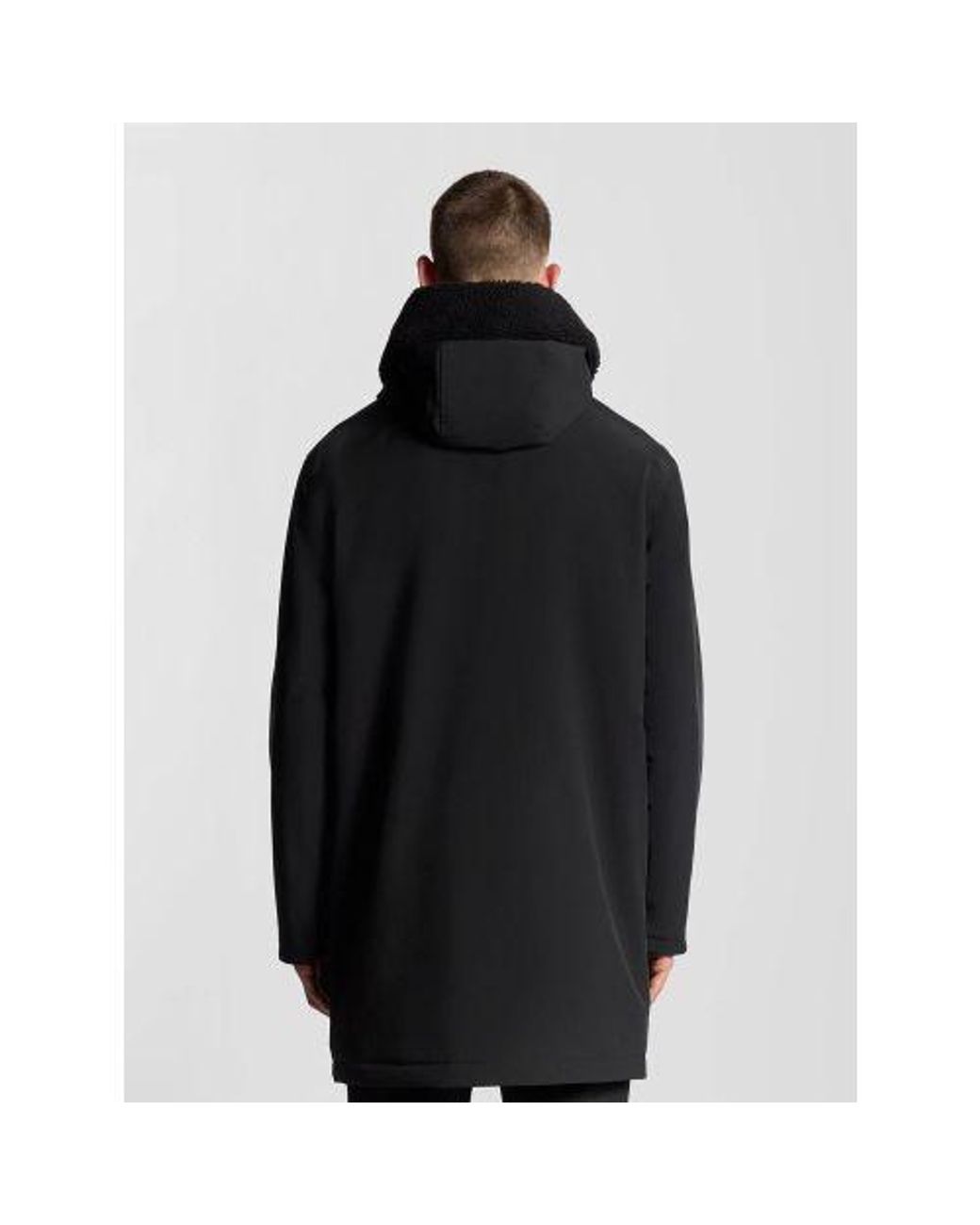 Lyle & Scott Jet Cold Weather Parka in Black for Men | Lyst UK
