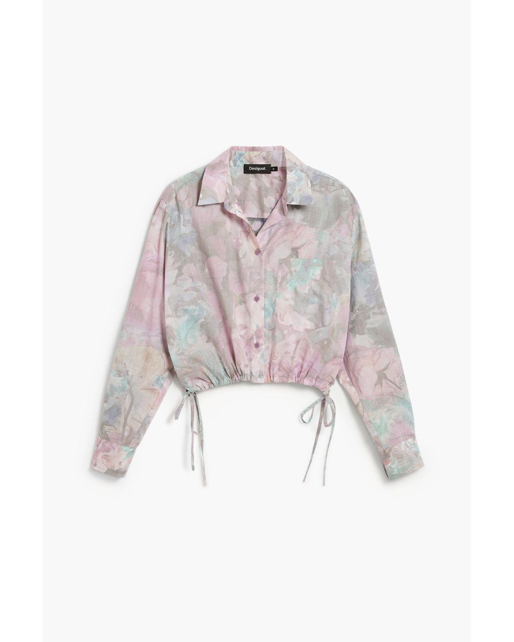 Desigual Shirt With Ties Designed By Mr. Christian Lacroix, Cotton in ...