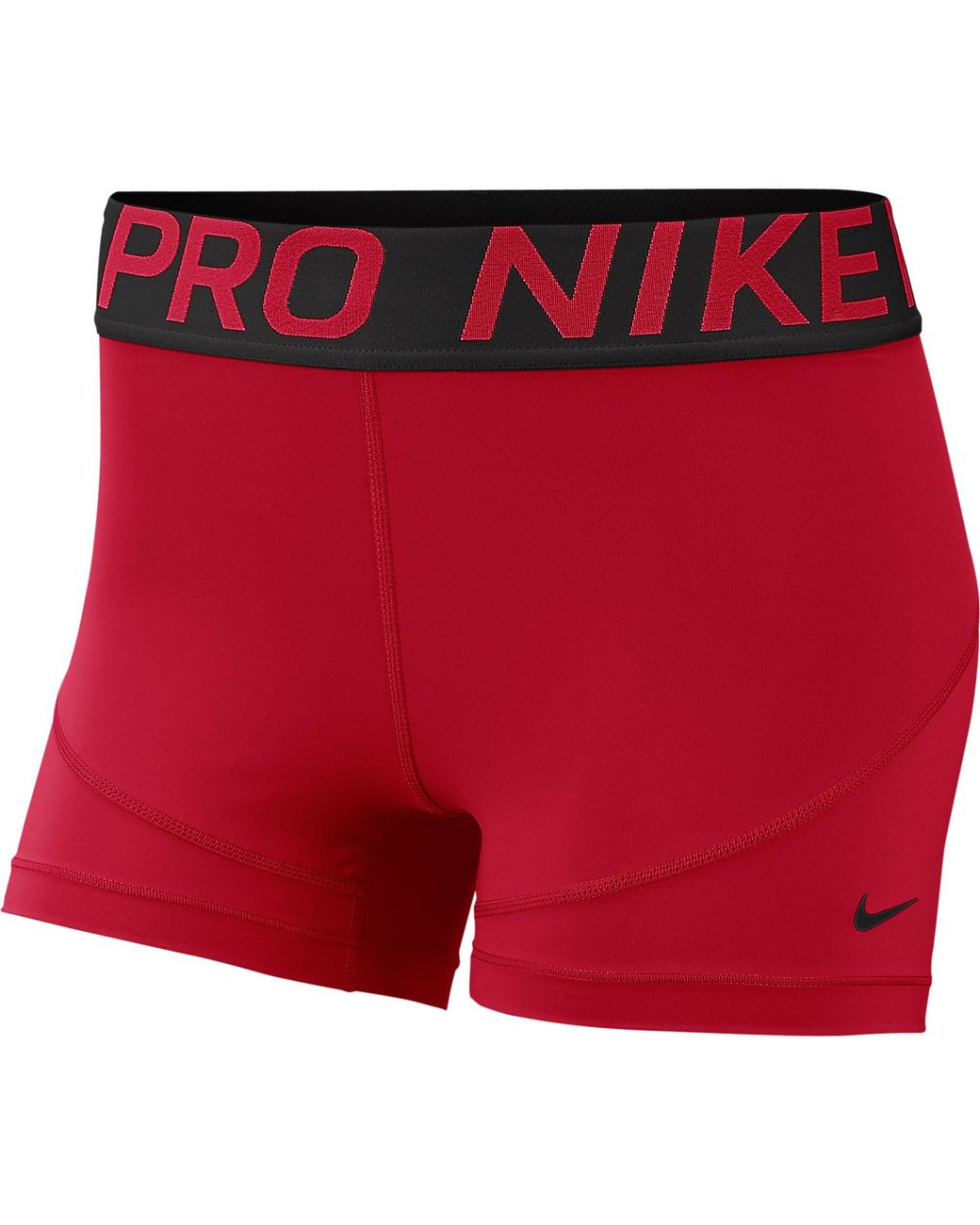 Nike Pro 3'' Shorts in Red - Lyst