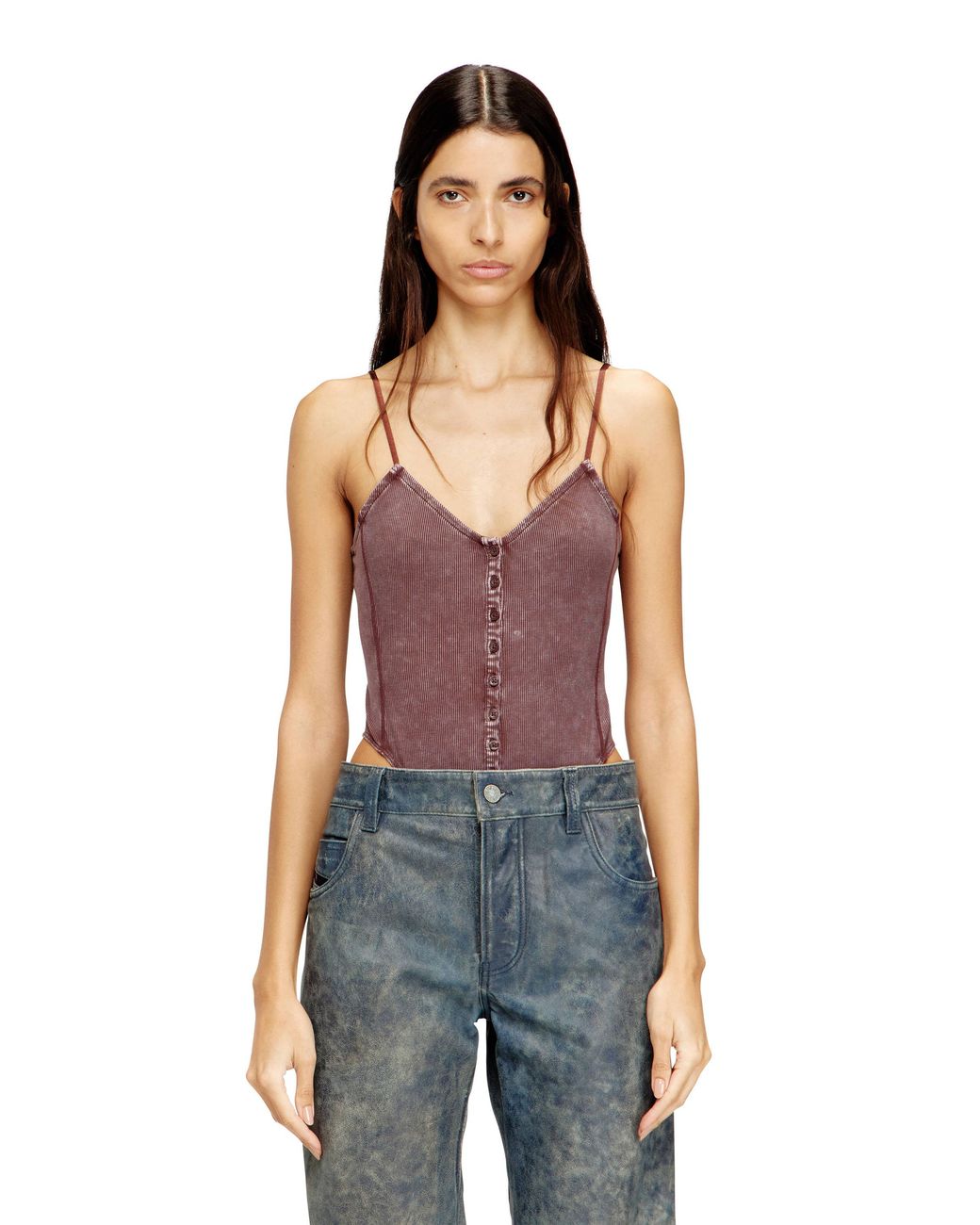 DIESEL Thong Bodysuit in Blue | Lyst
