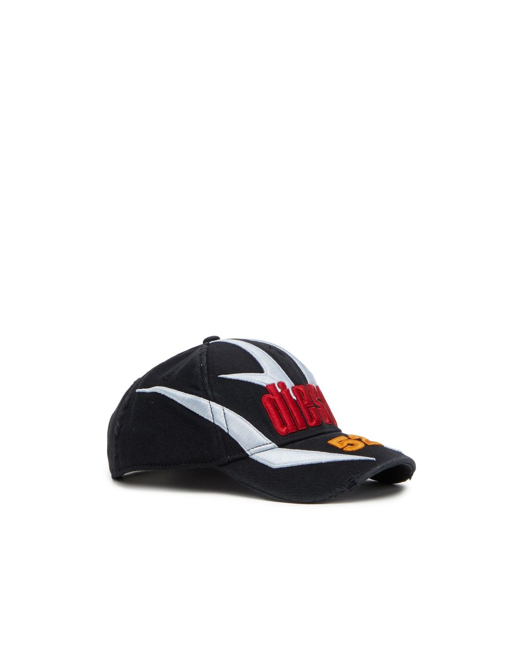 DIESEL Baseball Cap With Raised Embroidery in Black for Men | Lyst