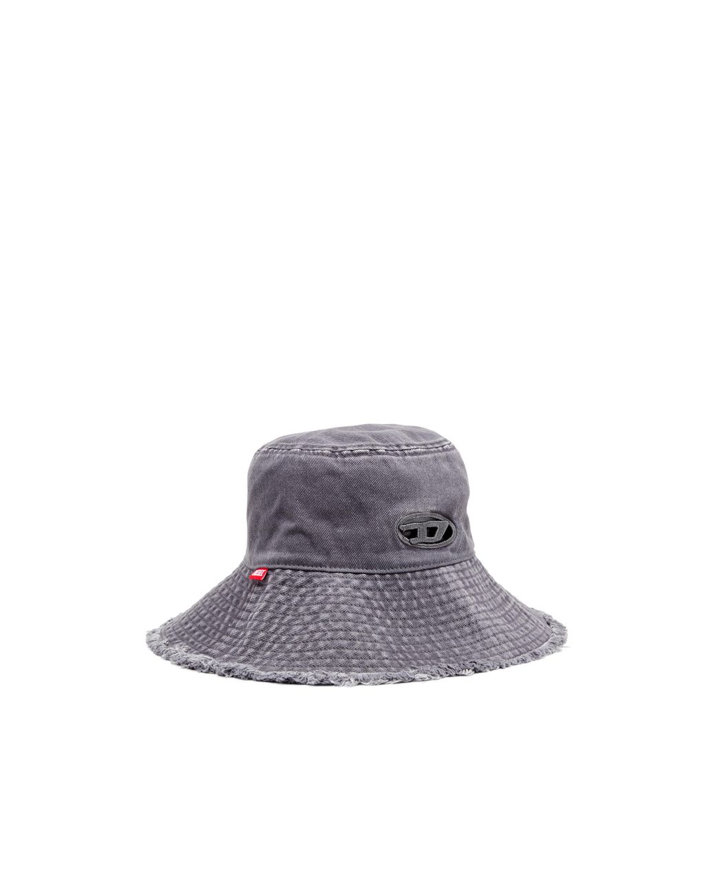 DIESEL Bucket Hat With Cut-out Embroidered Logo in Gray | Lyst