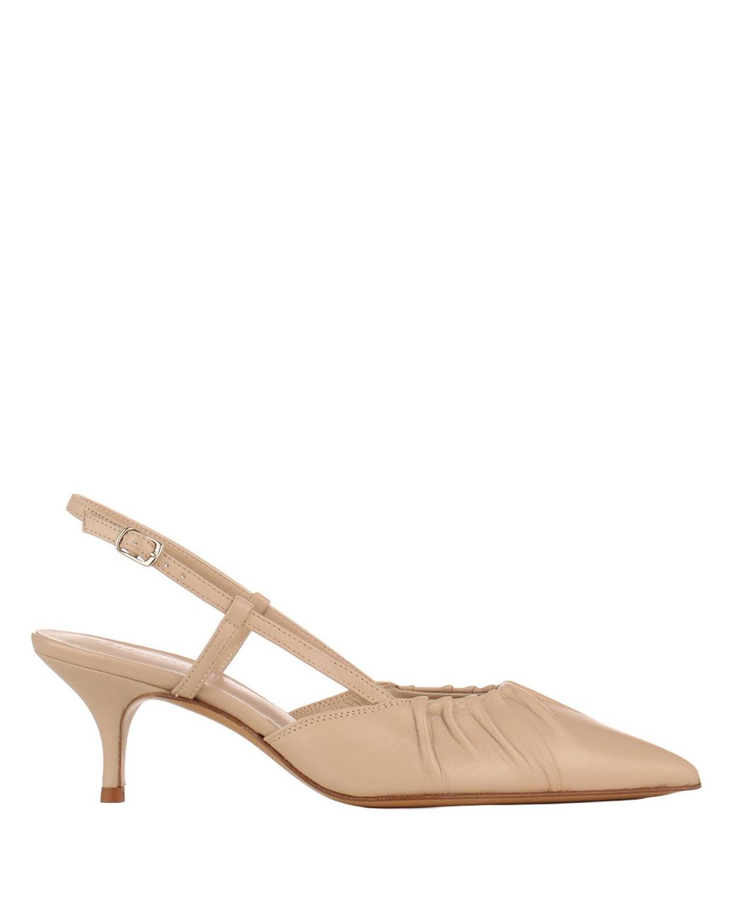 Guglielmo Rotta Slingback Asphie in Natural | Lyst