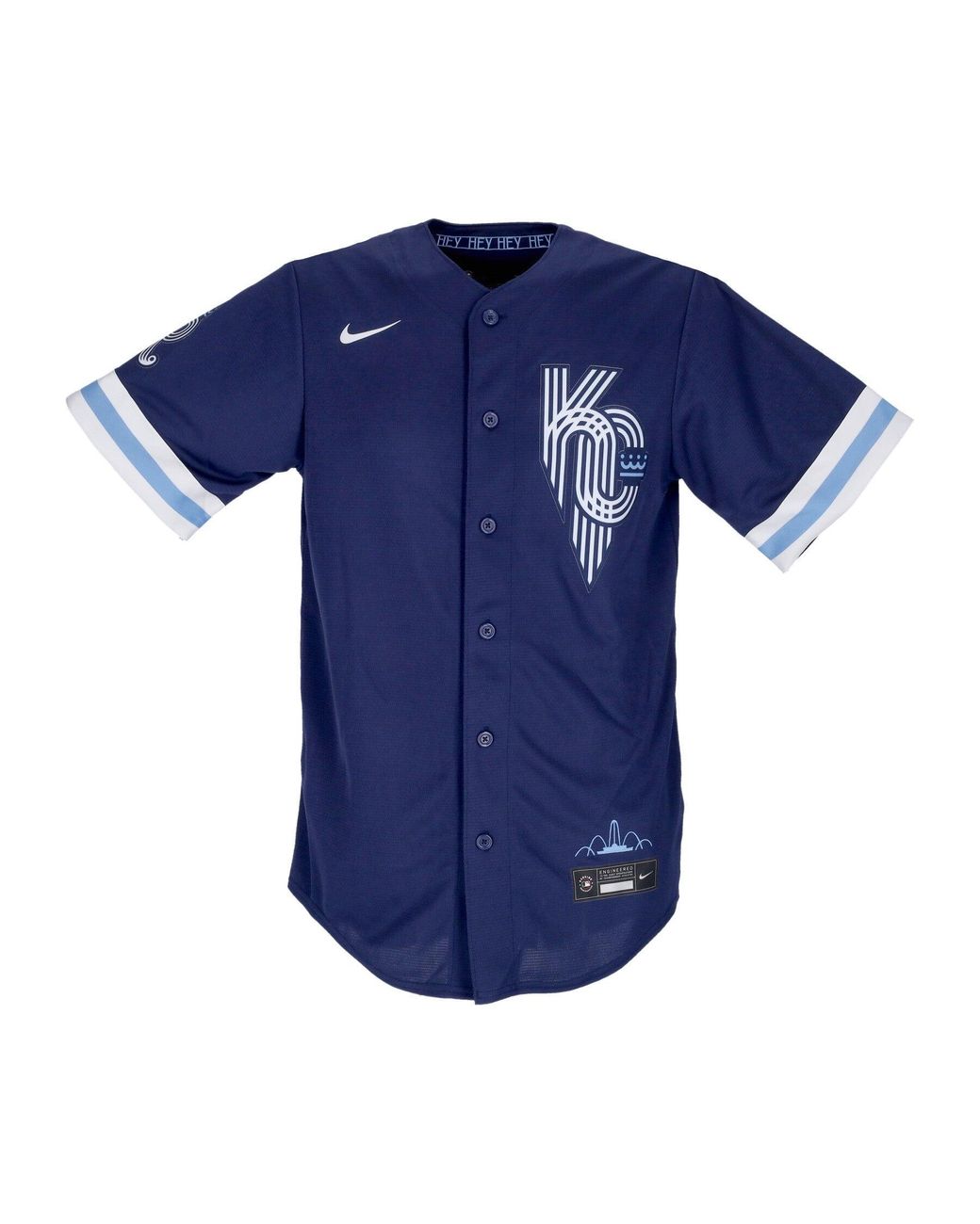 Nike MLB Replica Jersey Baseball Jacket in Blue for Men | Lyst