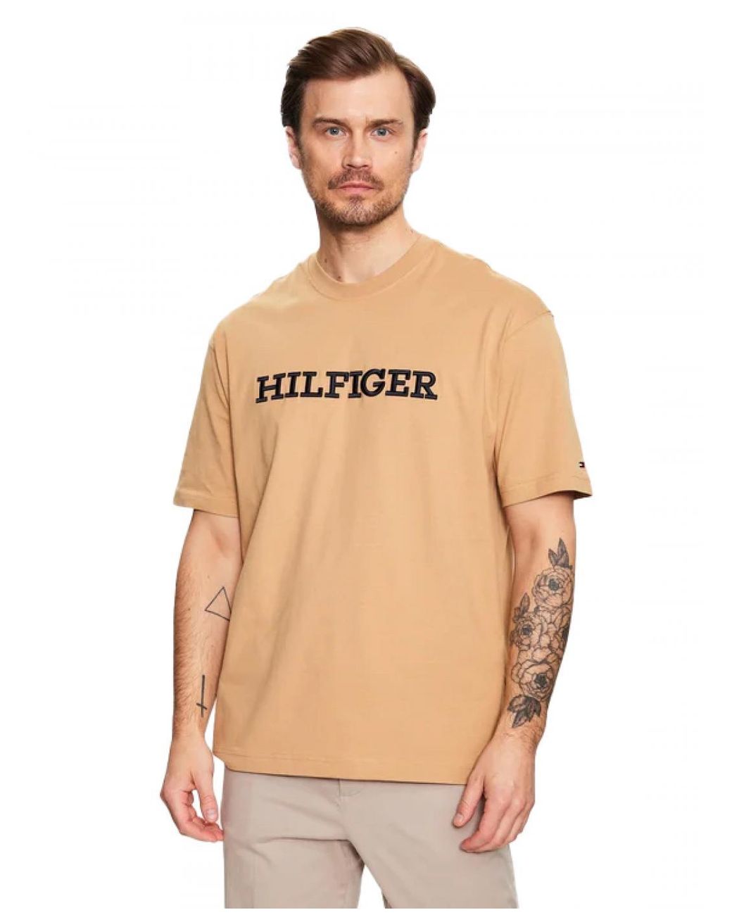 Tommy Hilfiger Monotype Embro Graph Mw0Mw31539 Rbl in Natural for Men ...