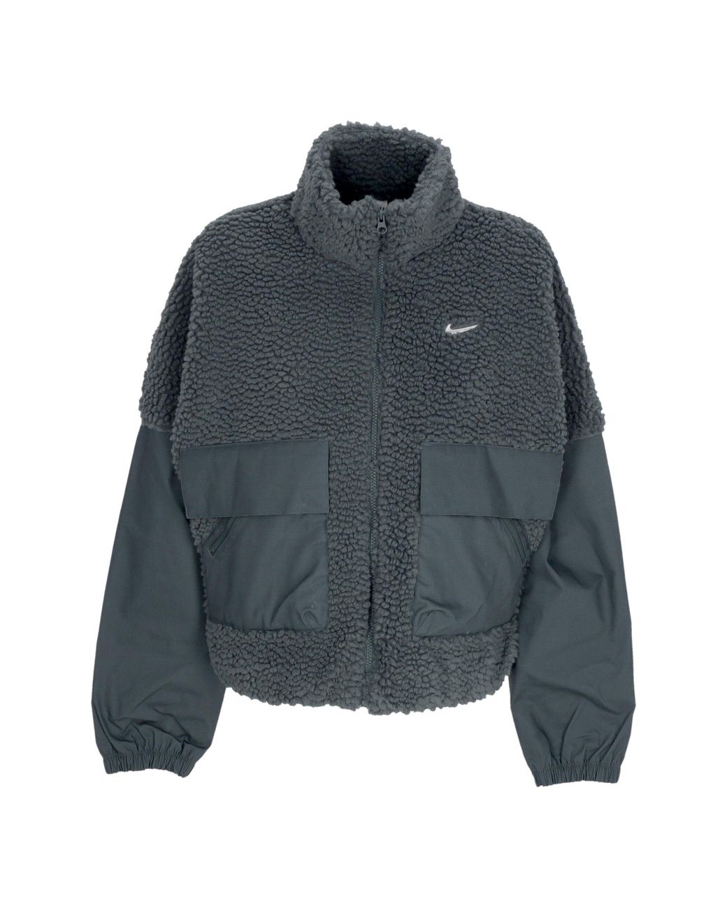 Nike Bear W Sportswear Essential Cozy Jacket Vintage/Sail in Blue | Lyst