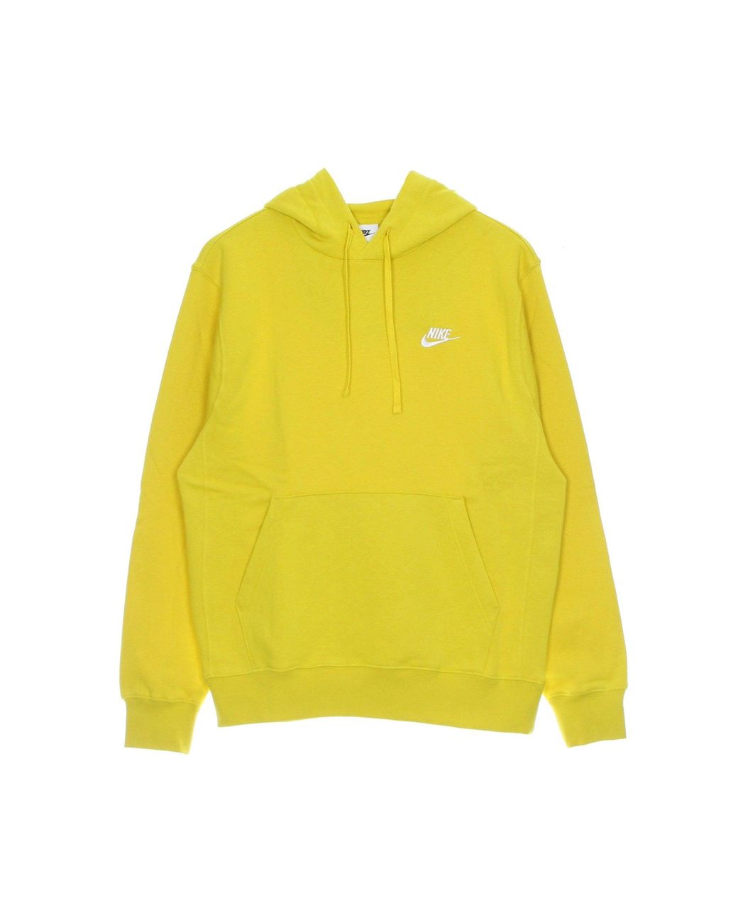 Nike Sportswear Club Fleece Hoodie Vivid Sulfur/Vivid Surfur in Yellow ...