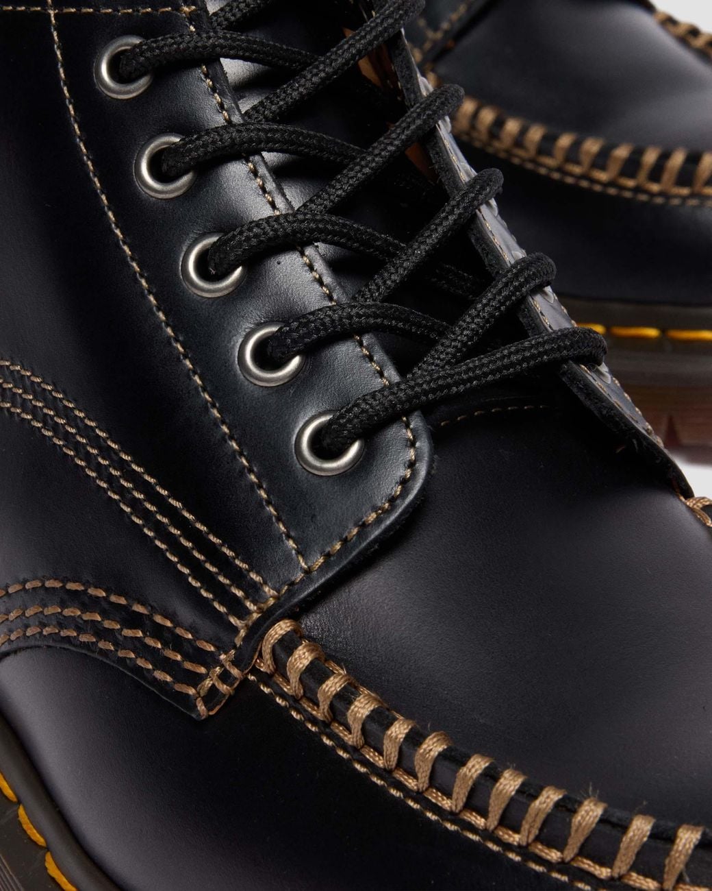 Dr. Martens Lowell Chukka Moc Toe Leather Ankle Boots in Black for Men ...