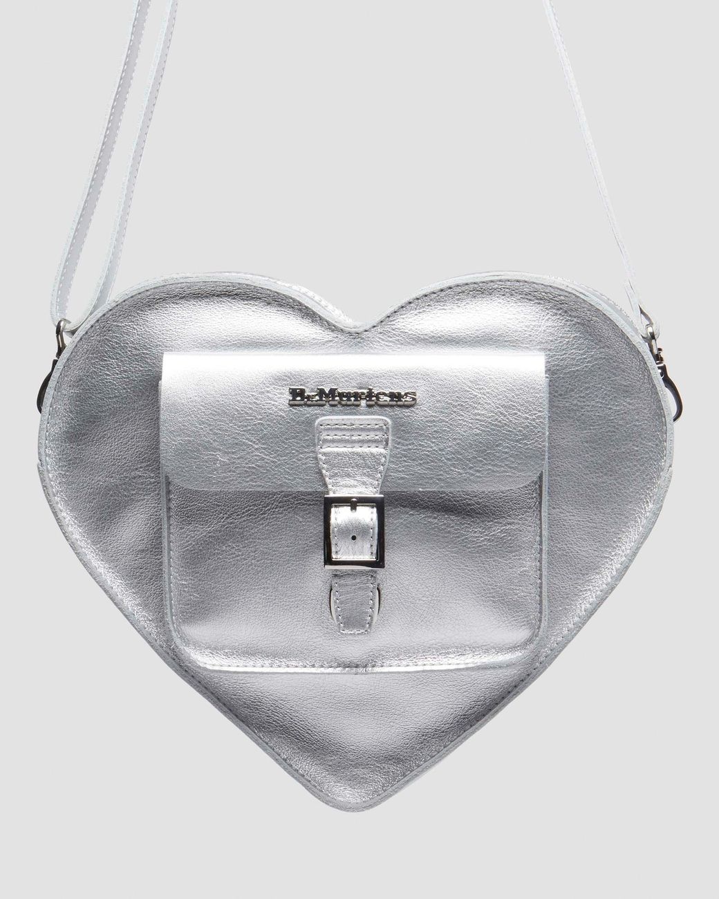 Dr. Martens Heart Shaped Milled Metallic Backpack | Lyst