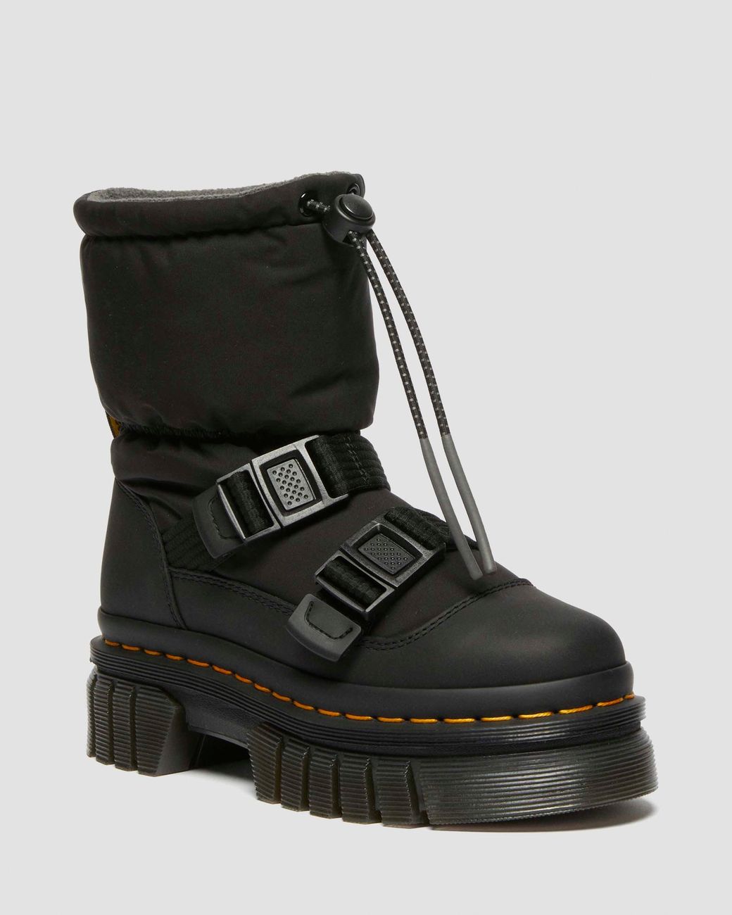 Dr. Martens Audrick Lo Puffer Boots in Black | Lyst
