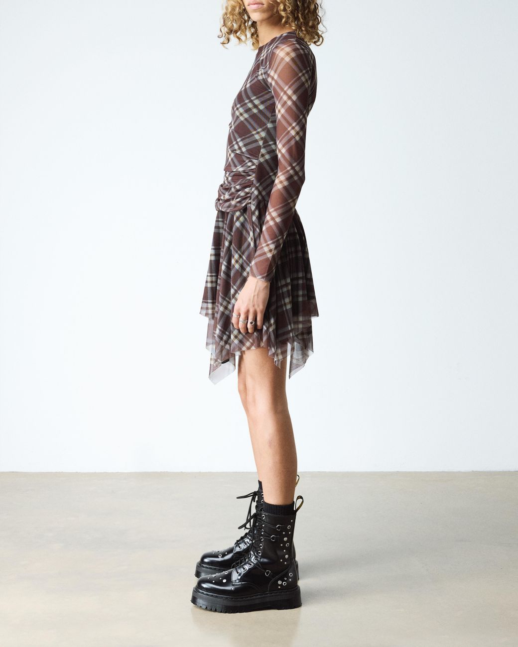 Dr. Martens Jadon Hi Studded Buttero Leather Platform Boots in Black ...