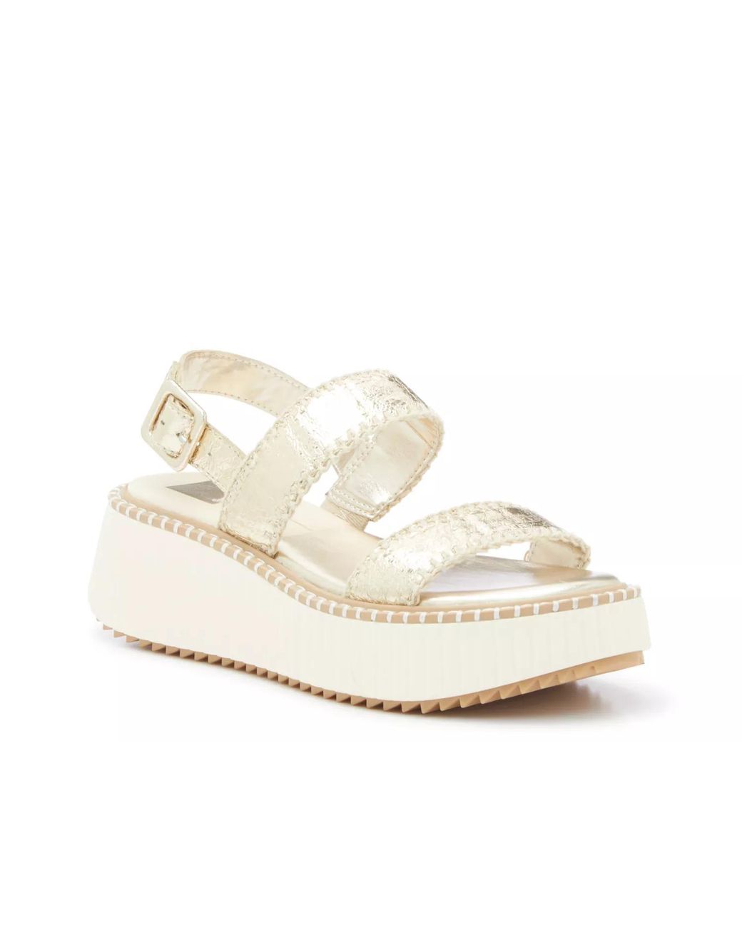 Dolce Vita Drake Platform Sandal in White | Lyst