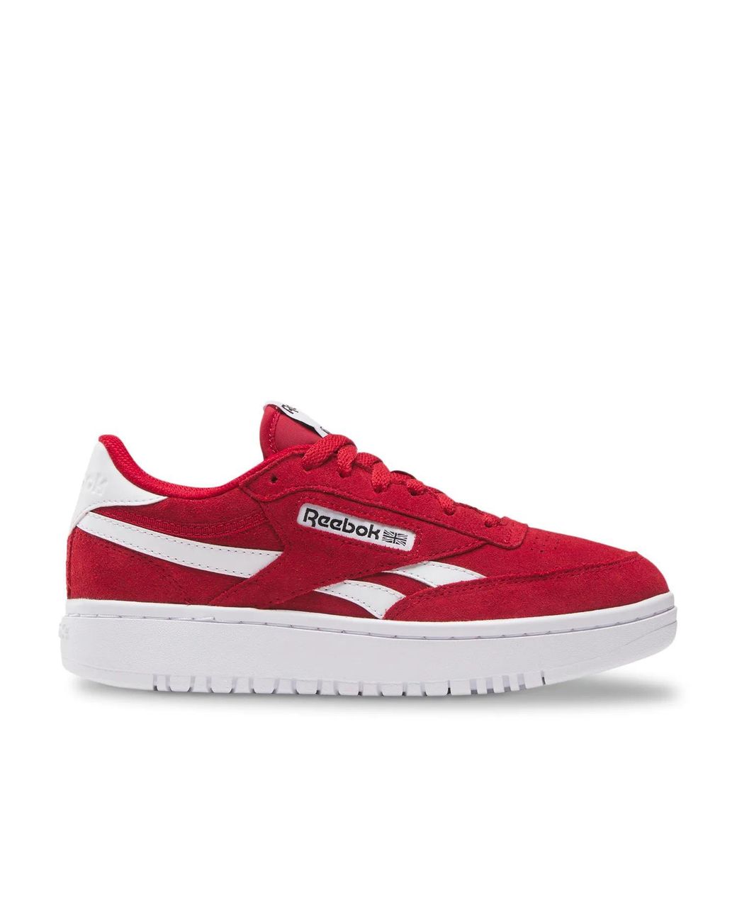 Reebok Club C Double Revenge Sneaker in Red | Lyst