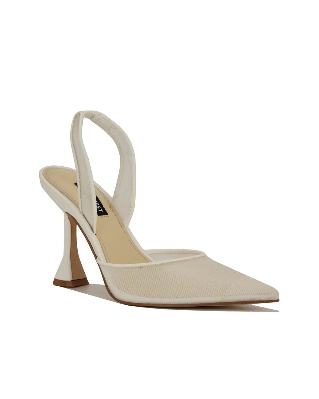 Nine West Kansy Pump in White | Lyst
