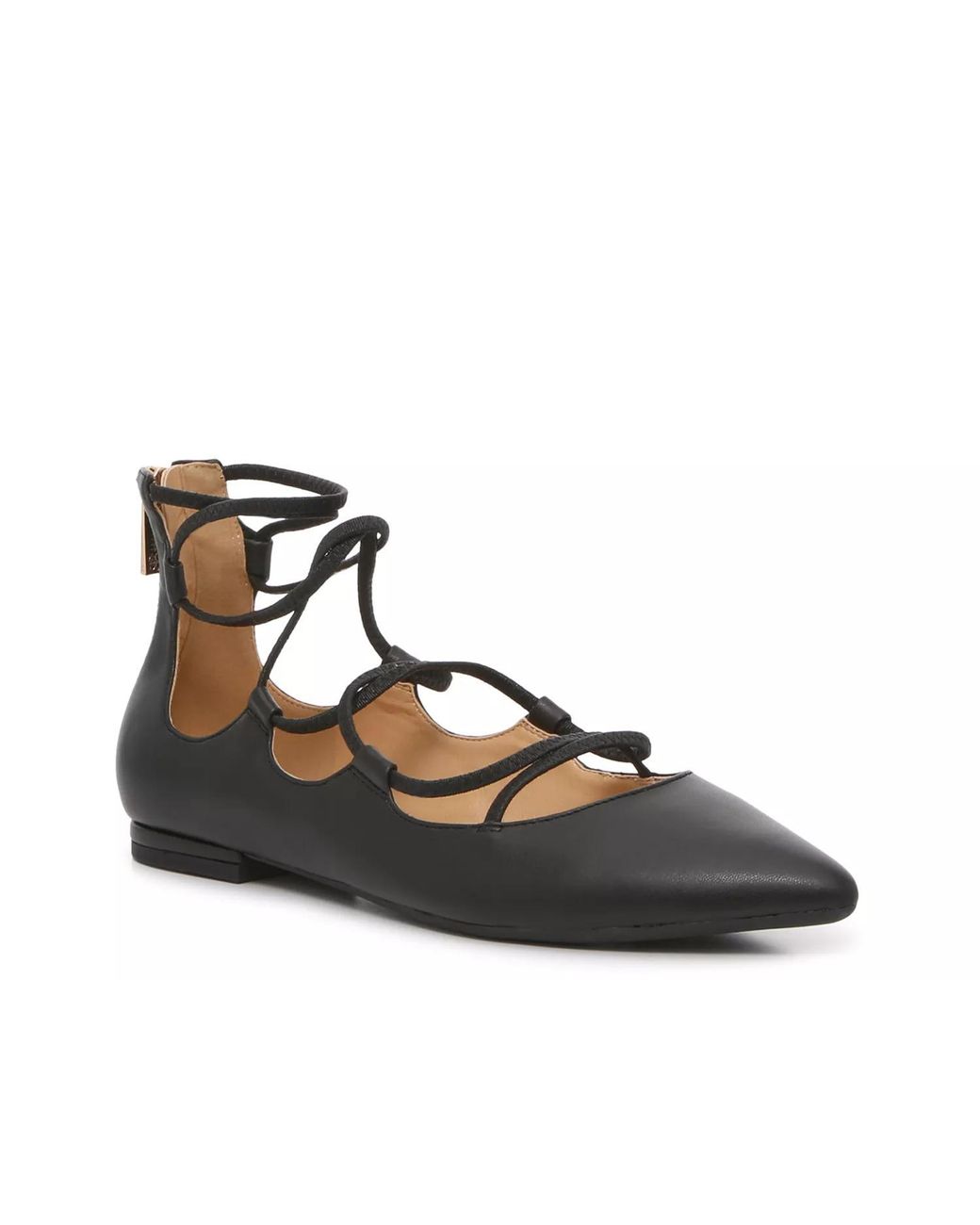 Jessica Simpson Cheree Flat in Black | Lyst