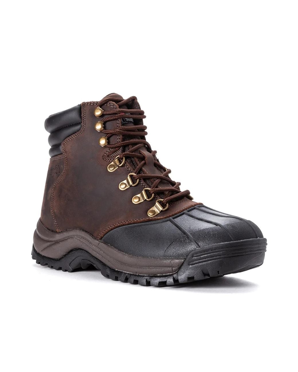 Propet Blizzard Duck Boot in Brown for Men | Lyst