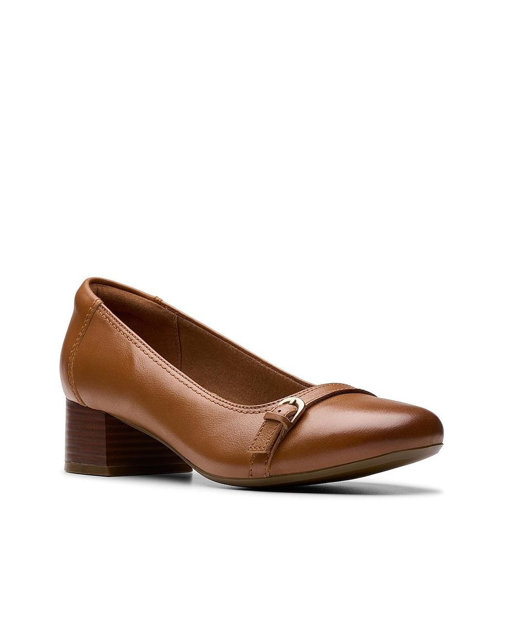Clarks Marilyn Nora Pump in Brown | Lyst