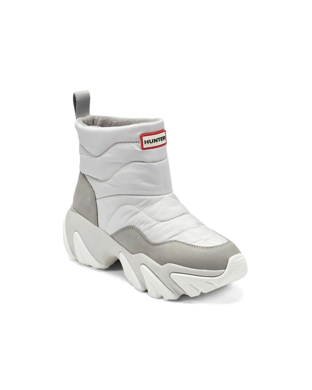 HUNTER Debra Waterproof Snow Boot in White | Lyst