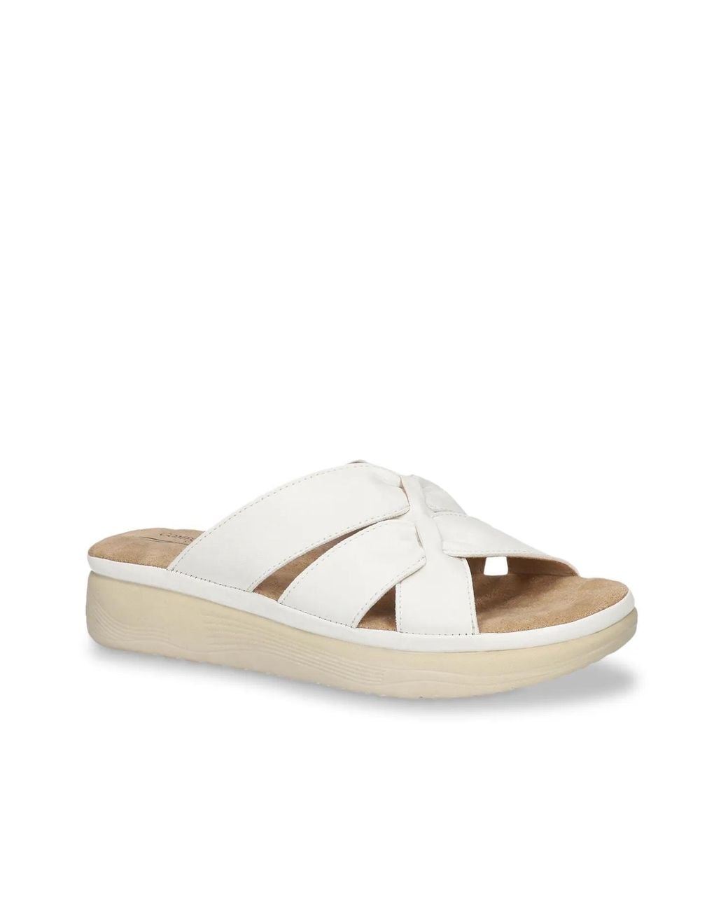 Easy Street Mickey Slide Sandal in White | Lyst