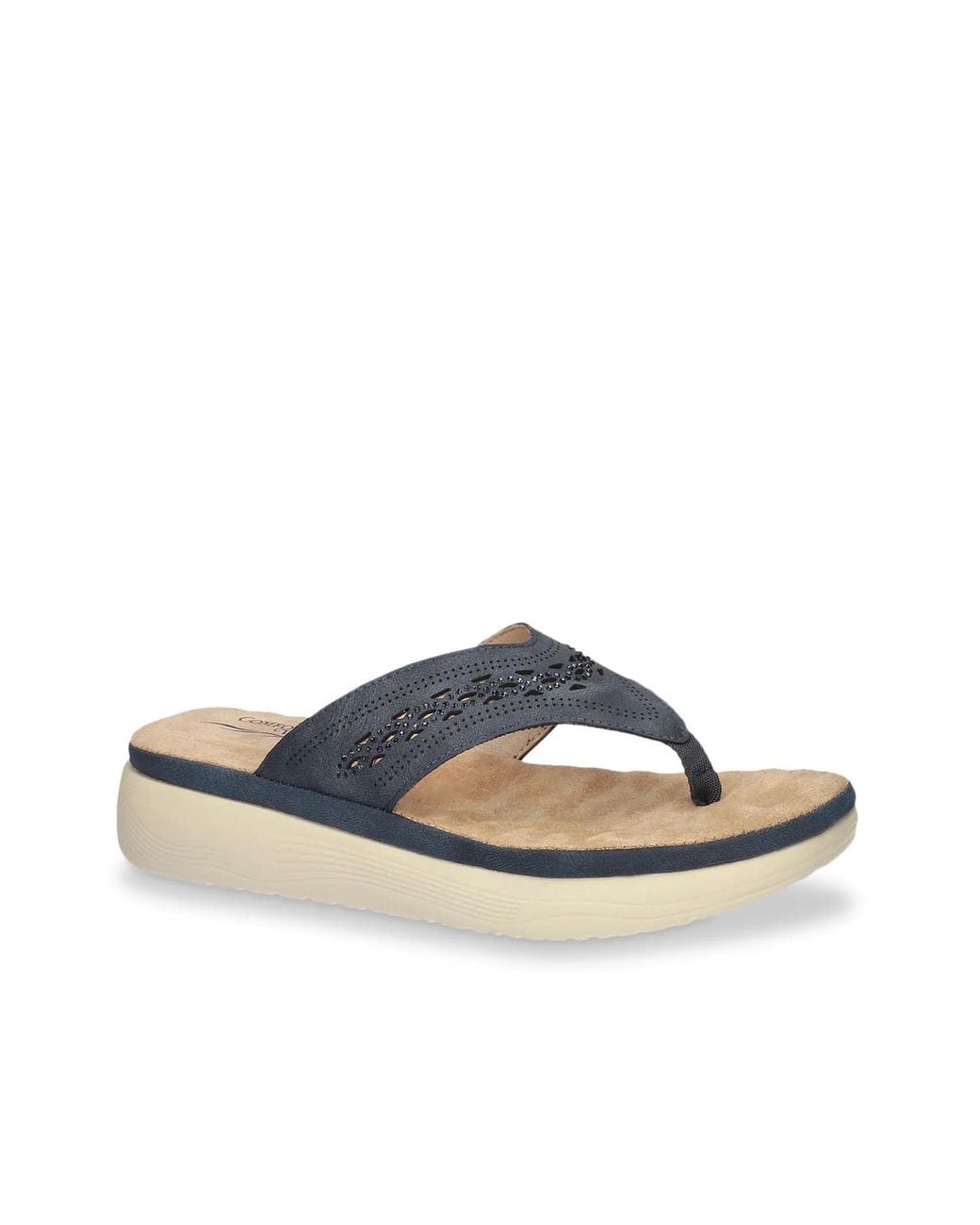 Easy Street Sonny Platform Flip Flop in Black | Lyst