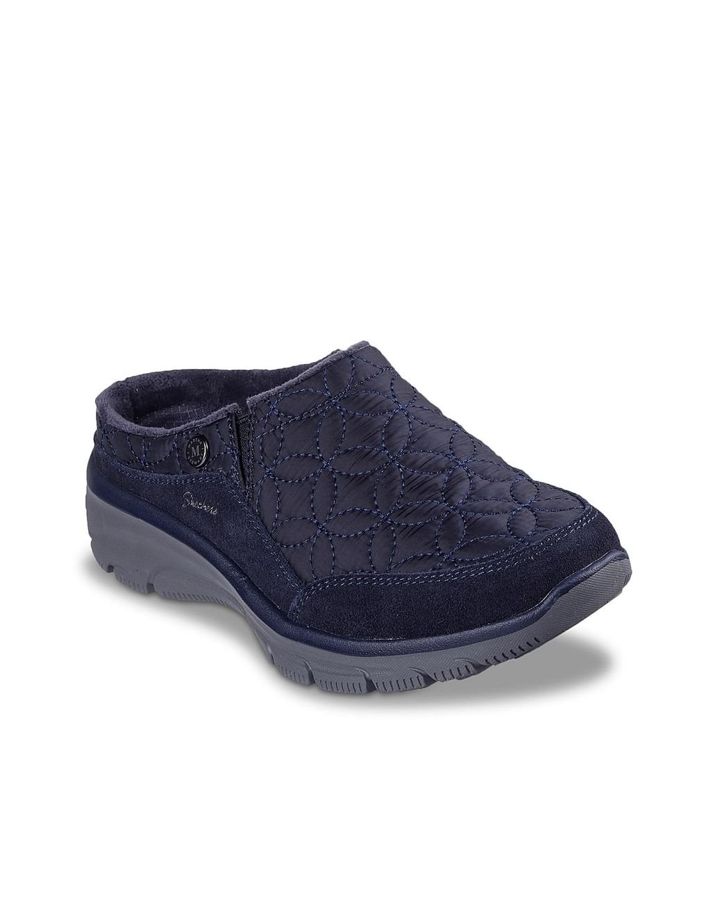 Skechers X Martha Stewart Easy Going Puffer Road Mule in Blue | Lyst