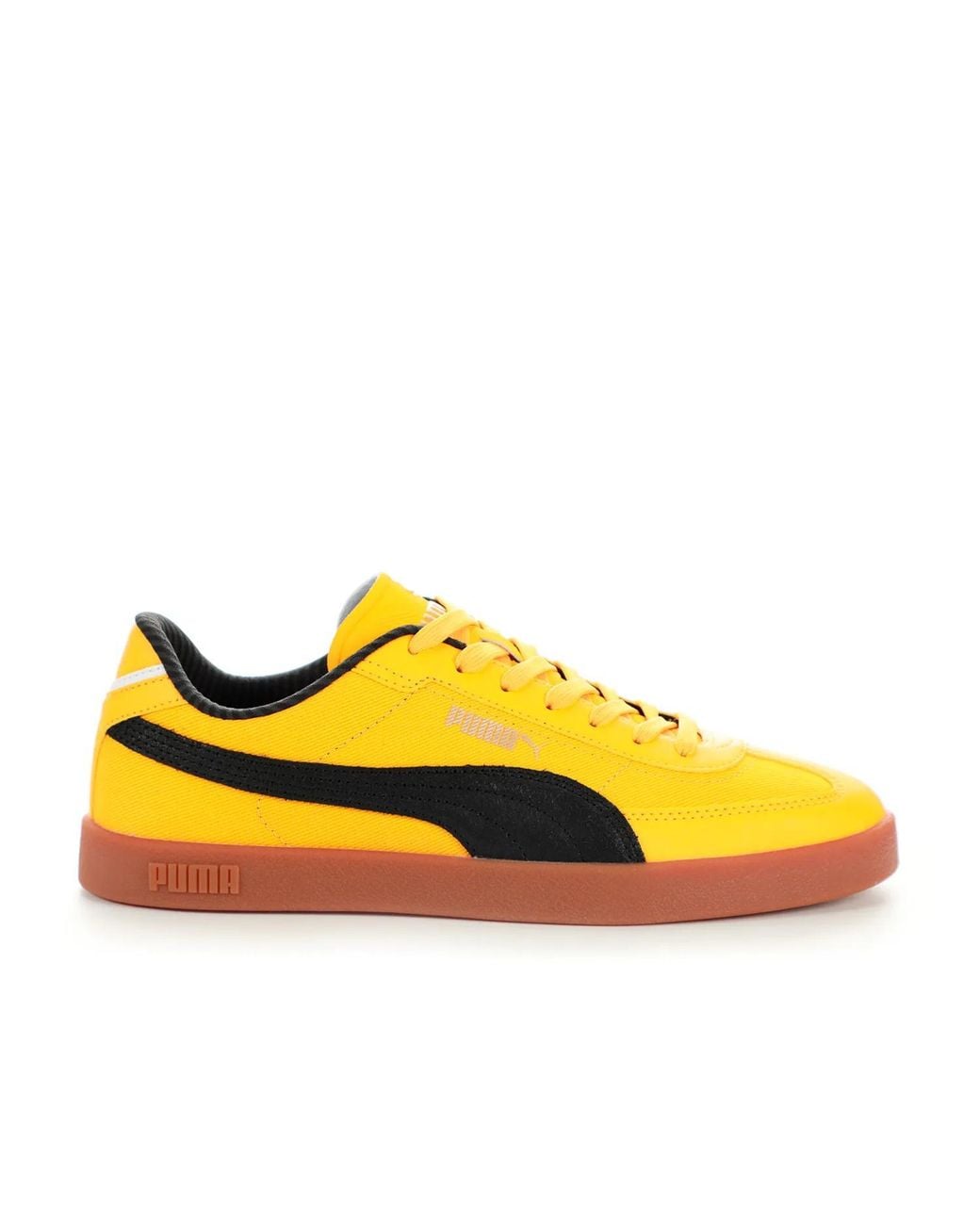 PUMA Club Ii Era Retro Run Sneaker in Yellow for Men | Lyst