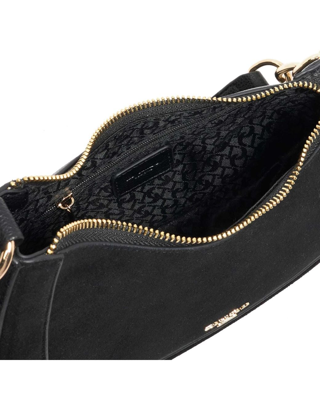 Dune Direction Chain Detail Shoulder Bag in Black | Lyst UK