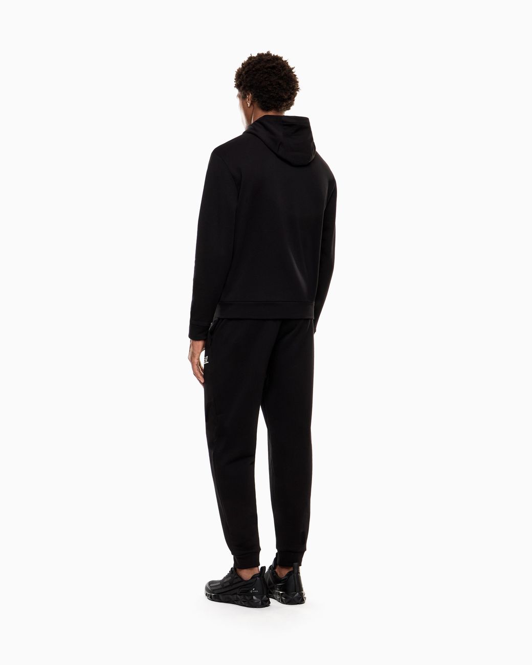 EA7 Summer Block Pure Cotton Tracksuit With Hood in Blue for Men | Lyst