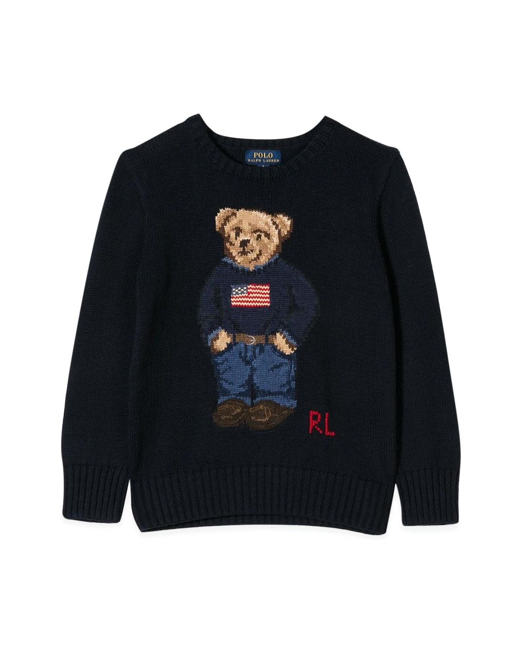 Polo Ralph Lauren Polo Bear Sweater in Blue | Lyst