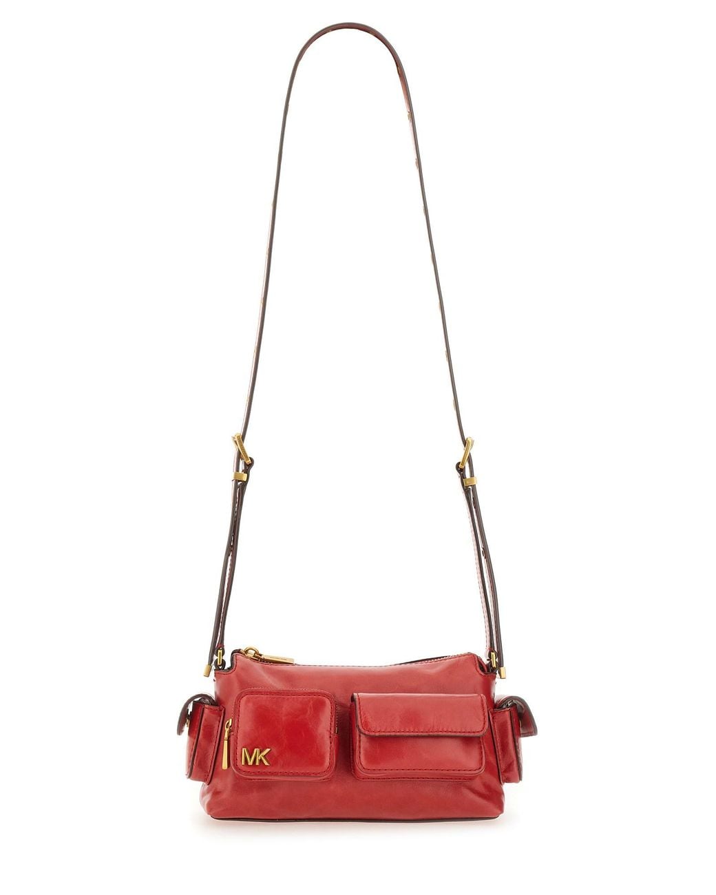 MICHAEL Michael Kors Dakota Small Shoulder Bag in Red | Lyst