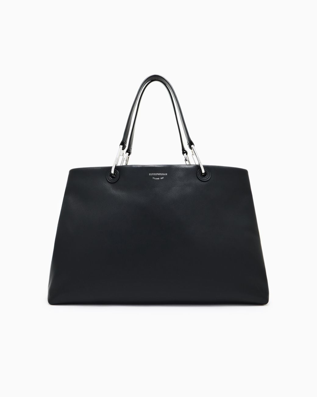 Emporio Armani Nappa Bag With Double Handle And Inner Zip Pouch in ...