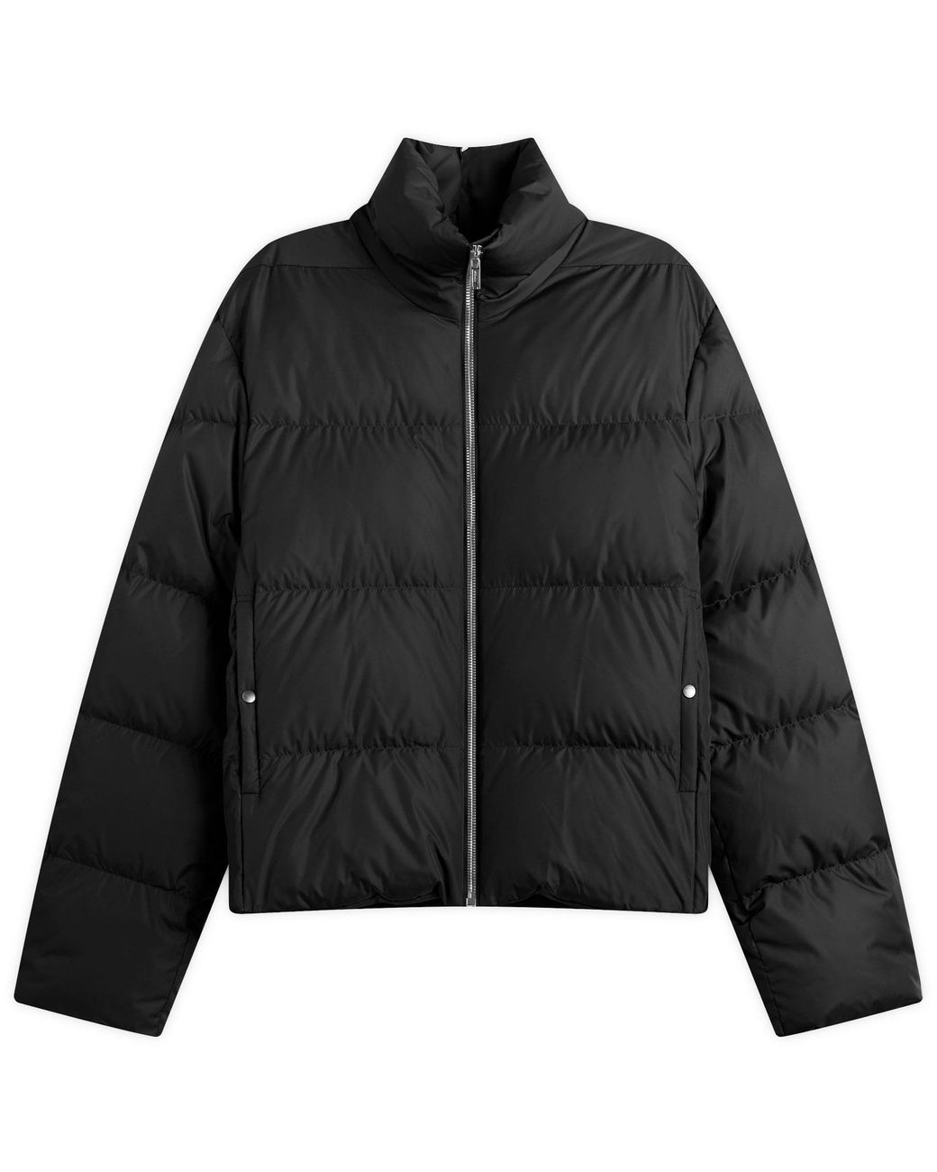 Rick Owens X Moncler Cropped Cycloptic Jacket in Black | Lyst