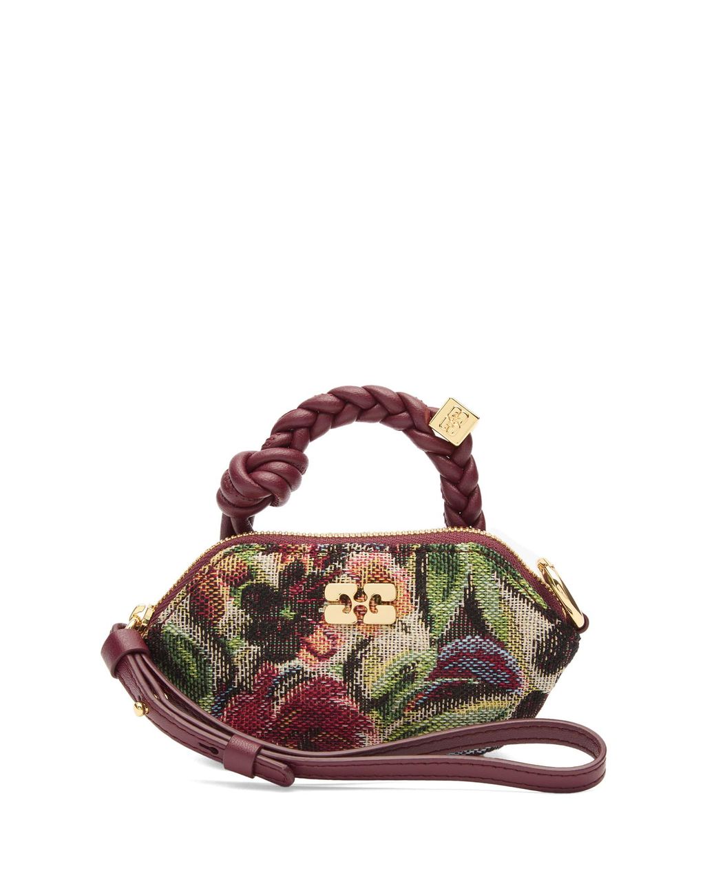 Ganni Bou Bag Nano Bag in Brown | Lyst