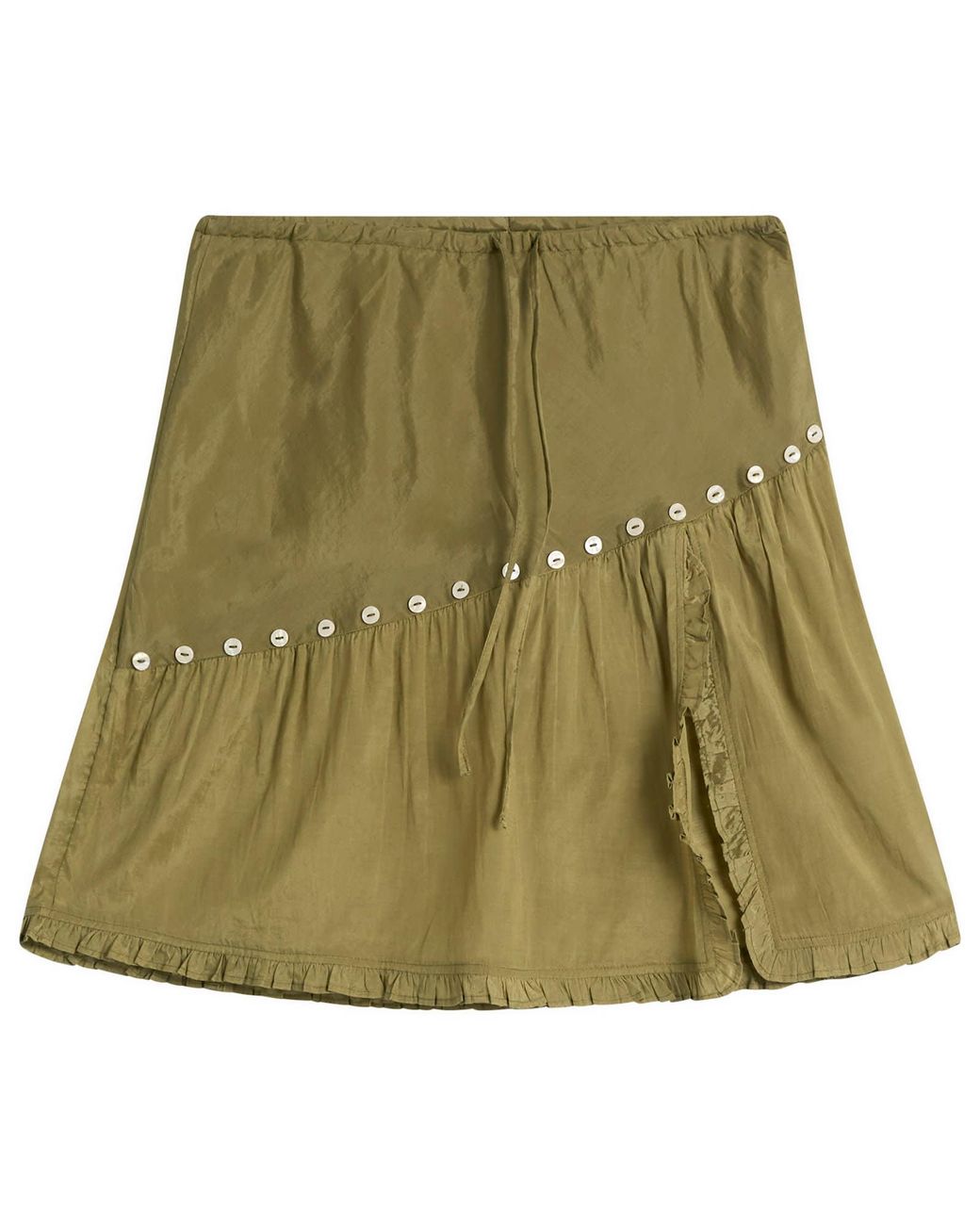 Damson Madder Evelyn Sheer Skirt Presented By End in Green | Lyst UK