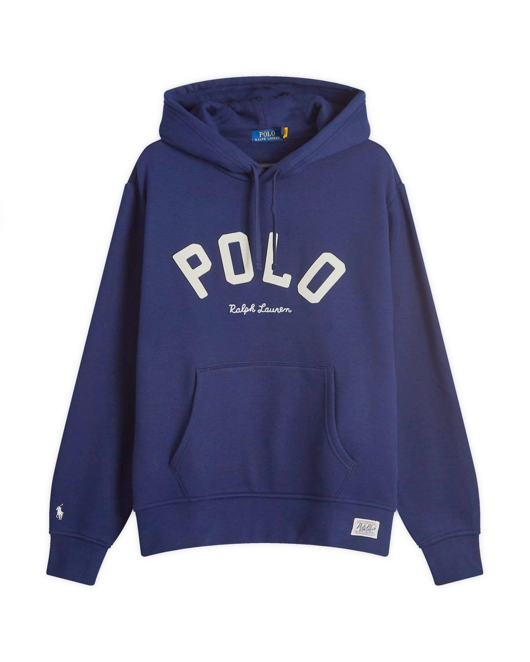 Polo Ralph Lauren College Logo Hoodie in Blue for Men | Lyst