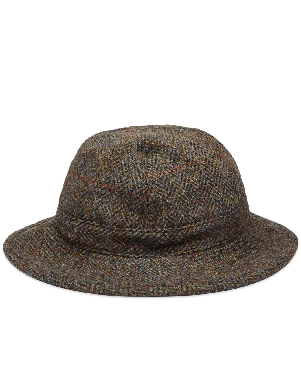 Orslow Harris Tweed Hat in Brown for Men | Lyst UK