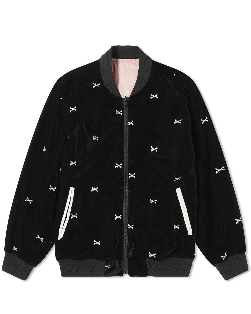 WTAPS 12 Bones Reversible Bomber Jacket in Black for Men | Lyst UK