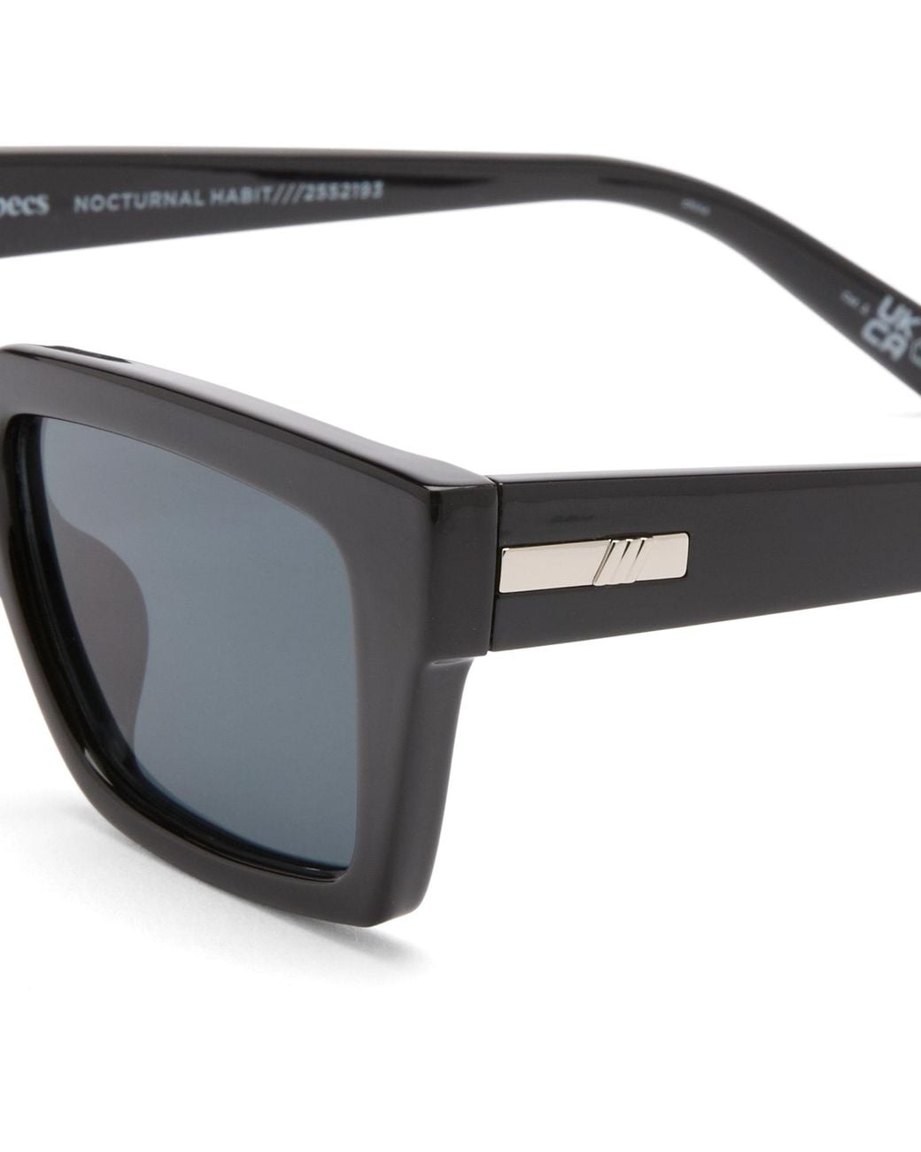 Le Specs Nocturnal Habit Sunglasses in Gray | Lyst