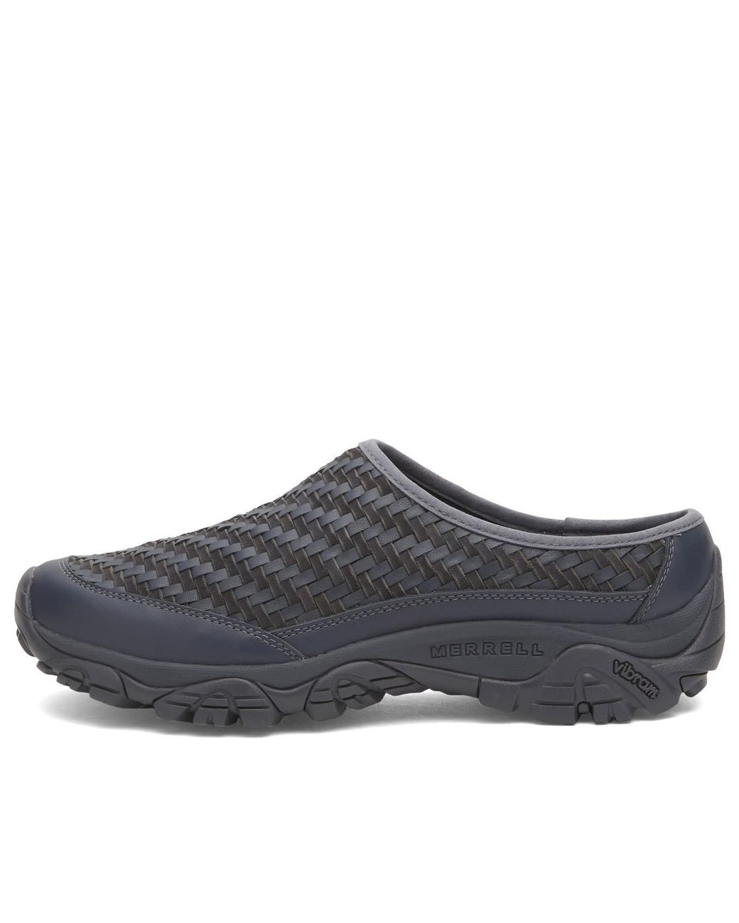 Merrell 1Trl Moab Slide 2 Leather Woven Se in Gray for Men | Lyst