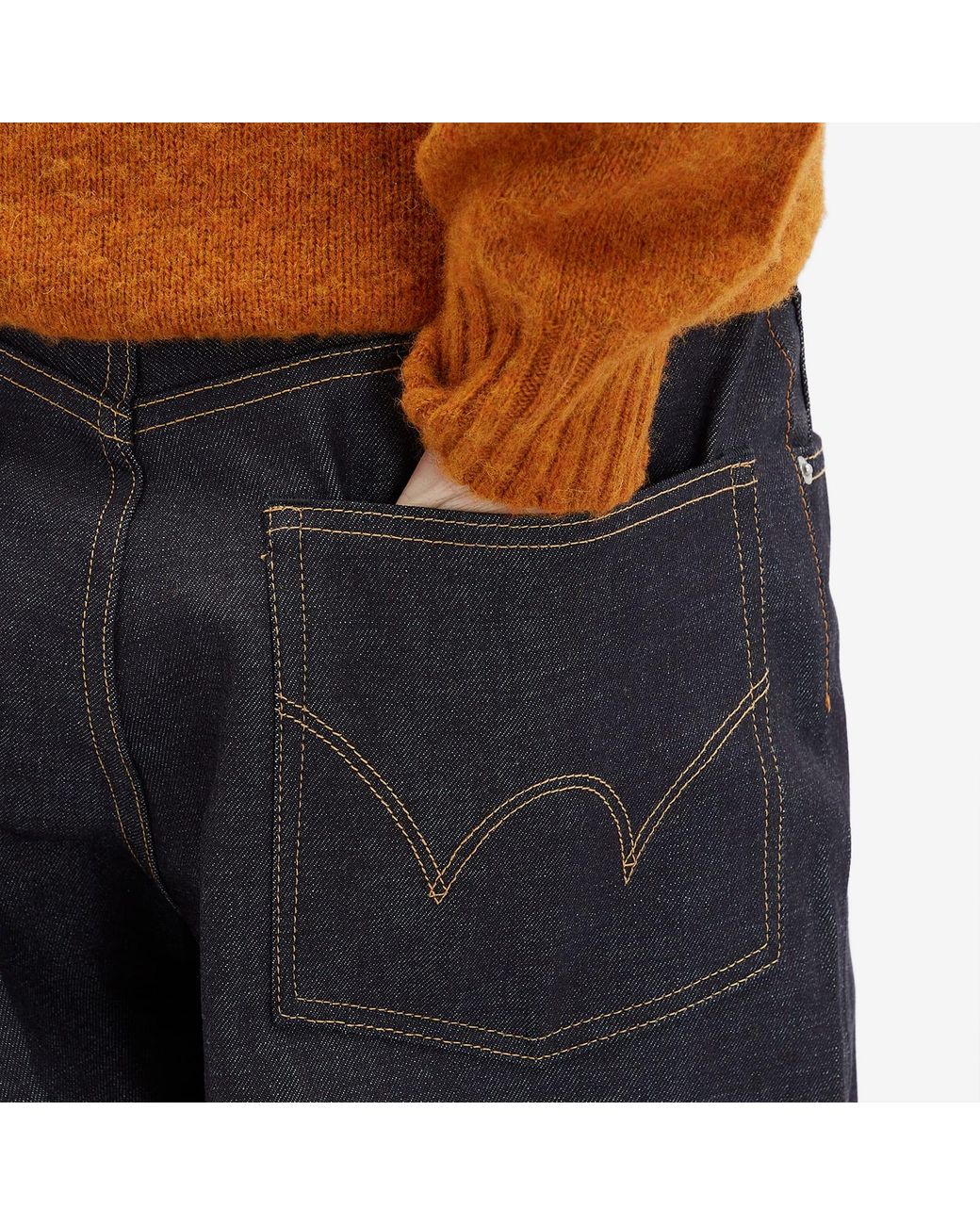 Edwin Indigo Selvage Denim Wide-Leg Pants in Blue for Men | Lyst Edwin Indigo Selvage Denim Wide-Leg Pants in Blue for Men | Lyst