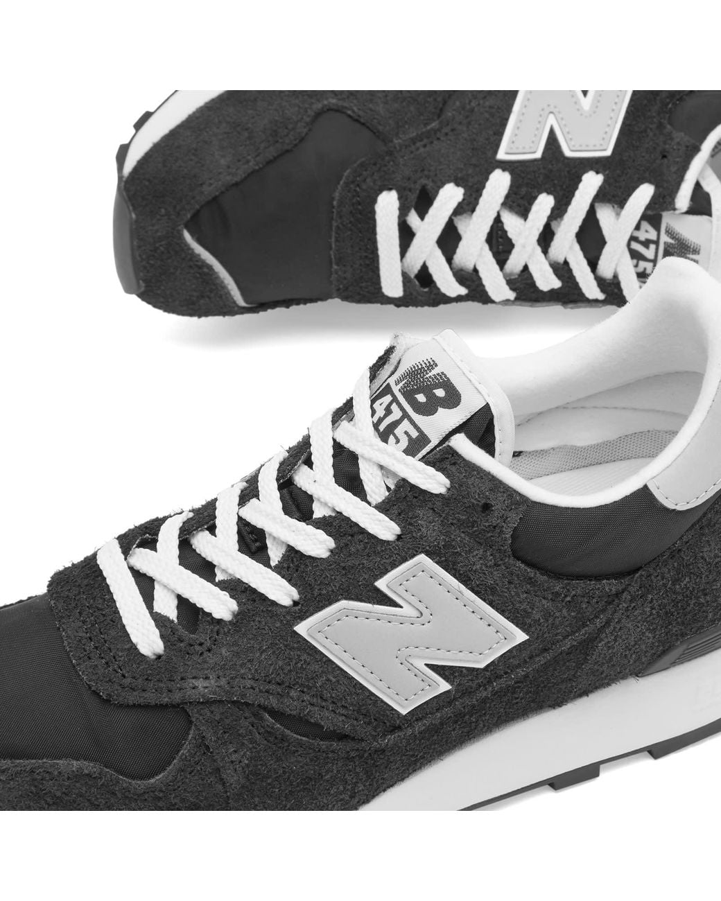 New Balance 475 Sneaker in Black | Lyst