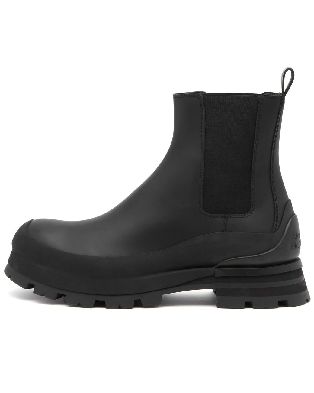 Alexander McQueen Stack Chelsea Boot in Black for Men | Lyst