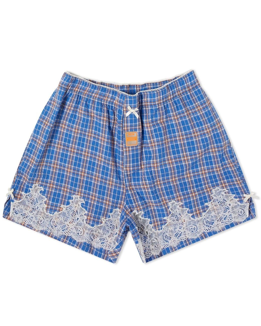 Martine Rose French Knicker Boxer Shorts in Blue | Lyst