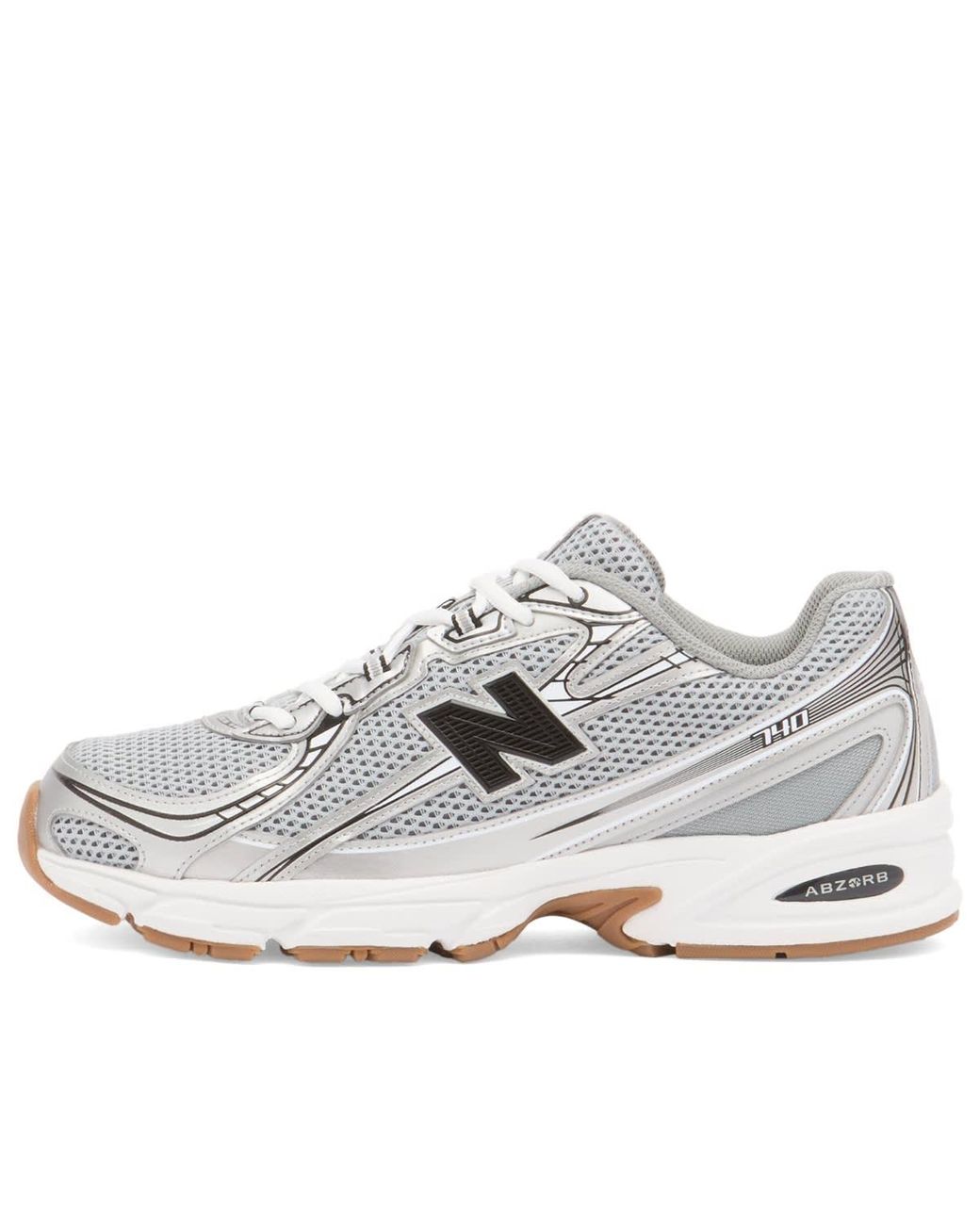 New Balance 740 Sneaker in White | Lyst