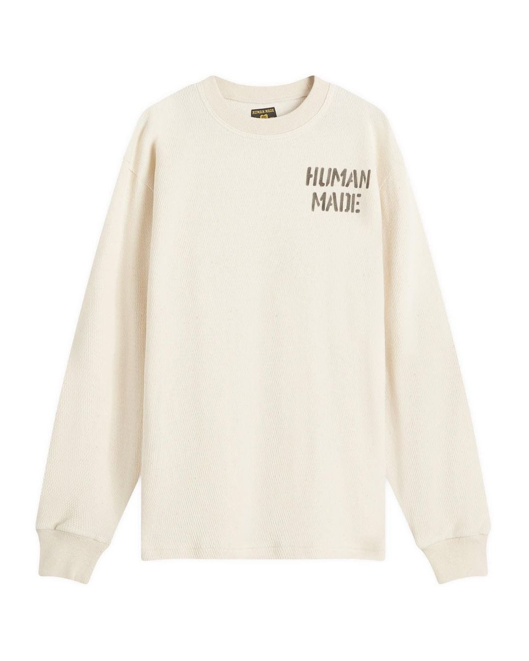 Human Made Thermal L/S T-Shirt in White for Men | Lyst