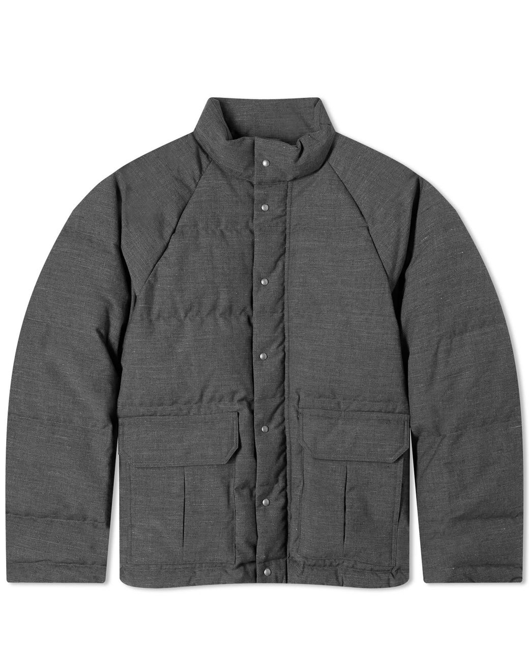 Visvim Ulmer Down Jacket in Gray for Men | Lyst
