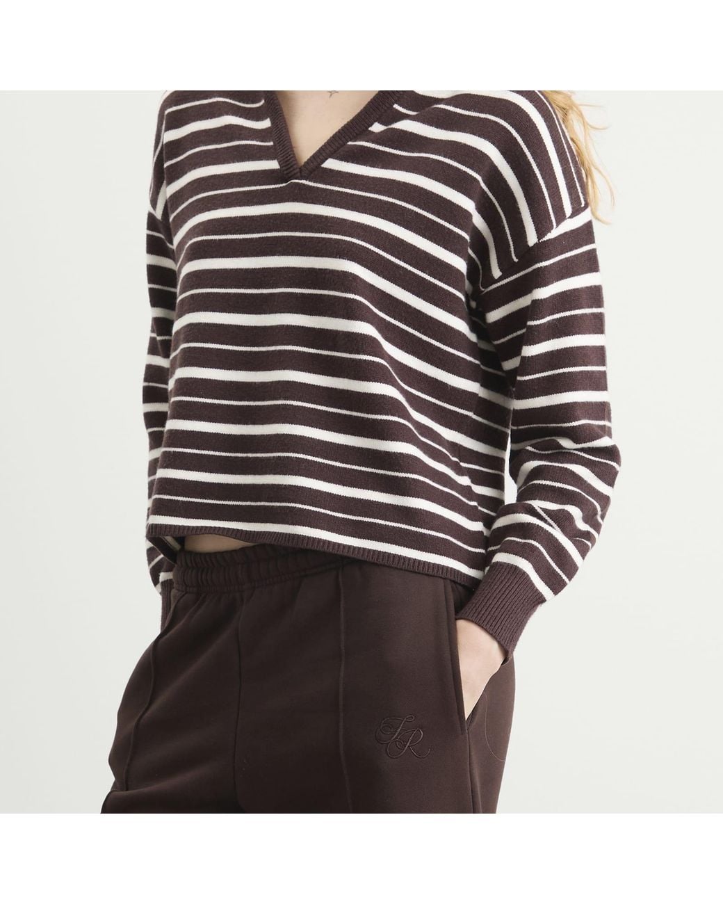 4th & Reckless Valerie Joggers in Brown | Lyst UK