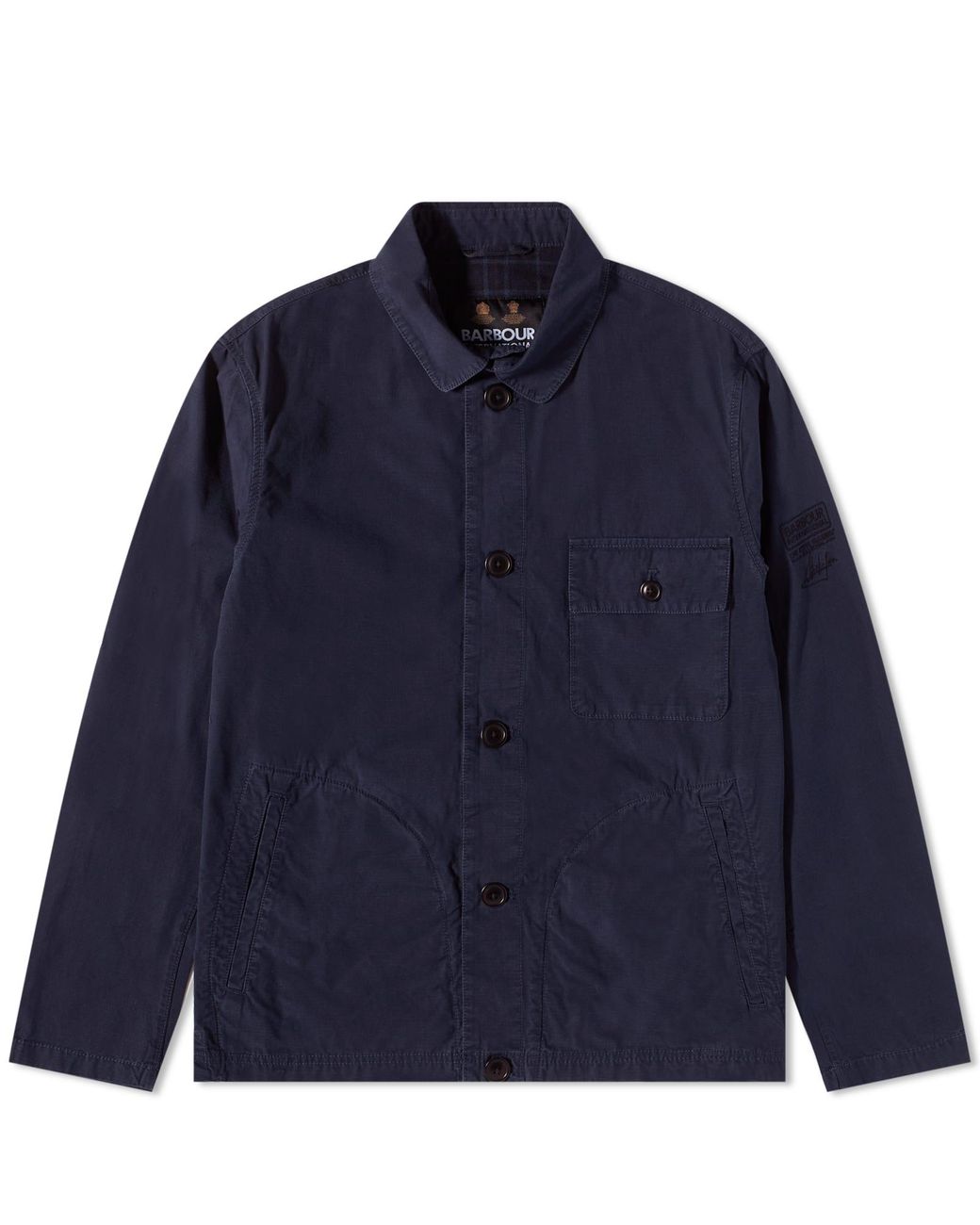 Barbour International Steve Mcqueen Terrance Chore Jacket in Blue for ...